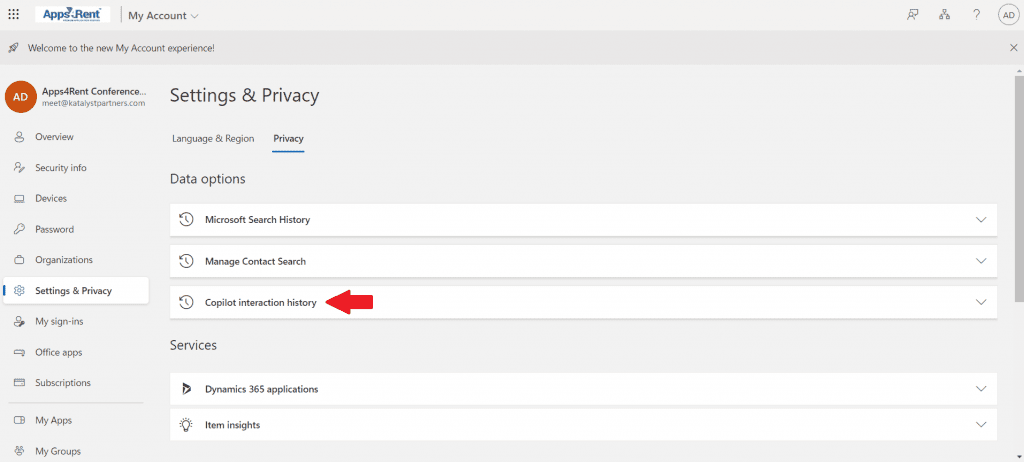 How to Delete Your Copilot for Microsoft 365 Interaction History? | O365cloudexperts